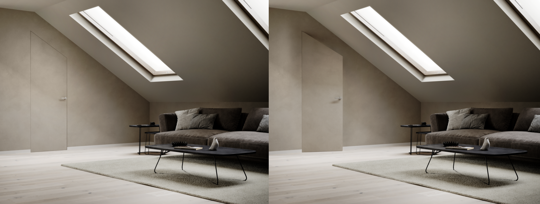 Hoe maak je een schuideur onder een schuin dak? | BestFix